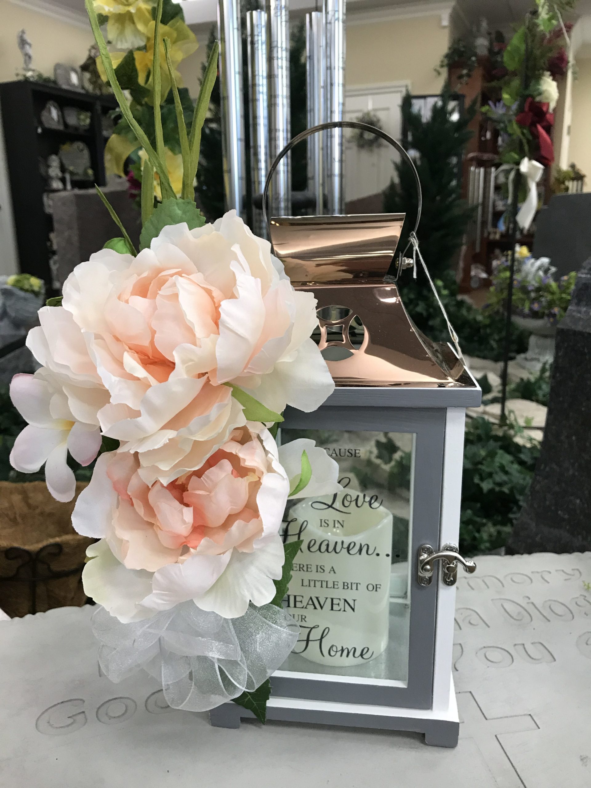 Heaven Lantern With Florals | Rome Inspirations