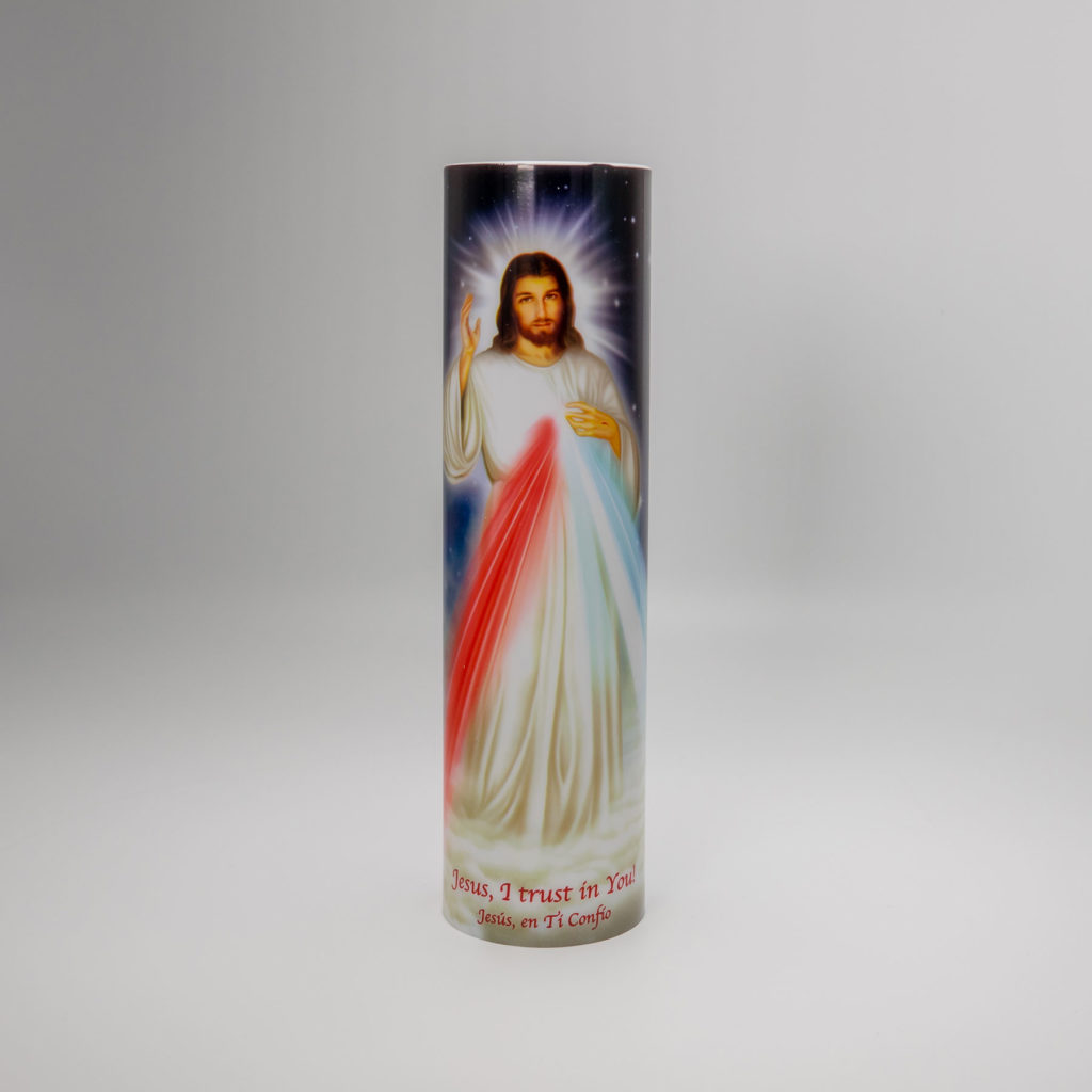 LED Candle Divine Mercy | Rome Inspirations