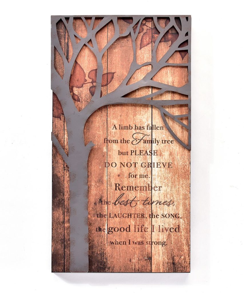 Memorial Tree Wall Art | Rome Inspirations