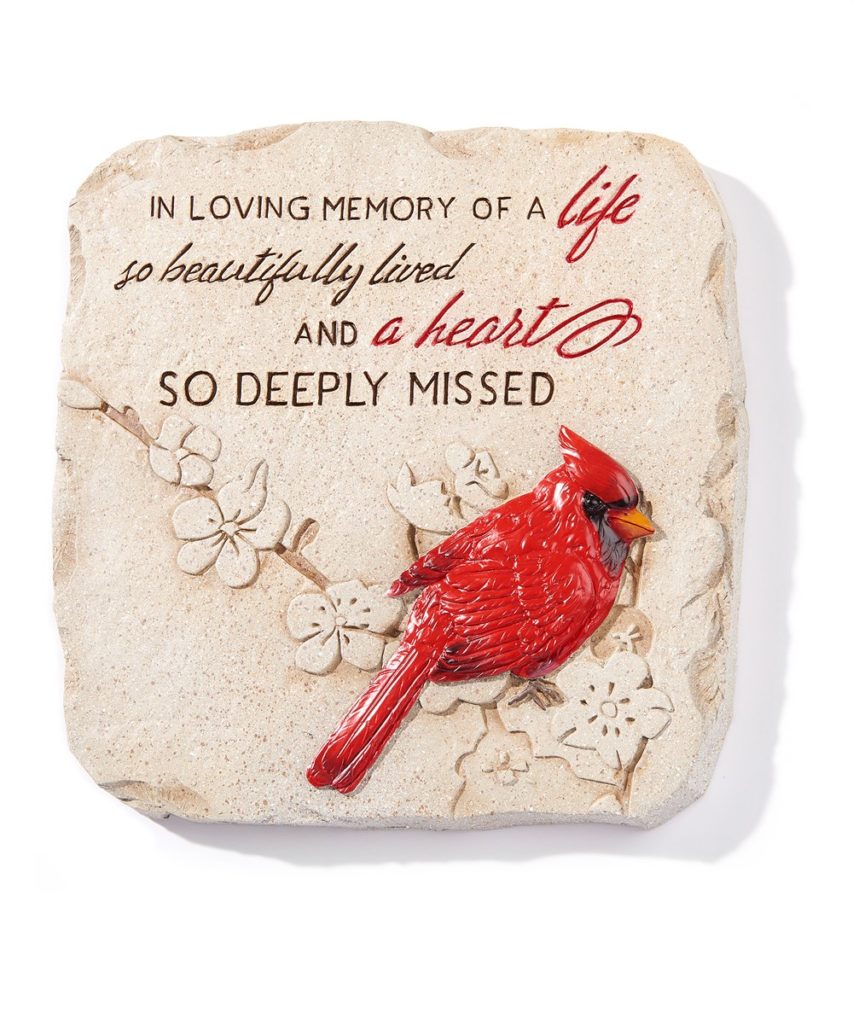 Cardinal Messenger Stepping Stone | Rome Inspirations